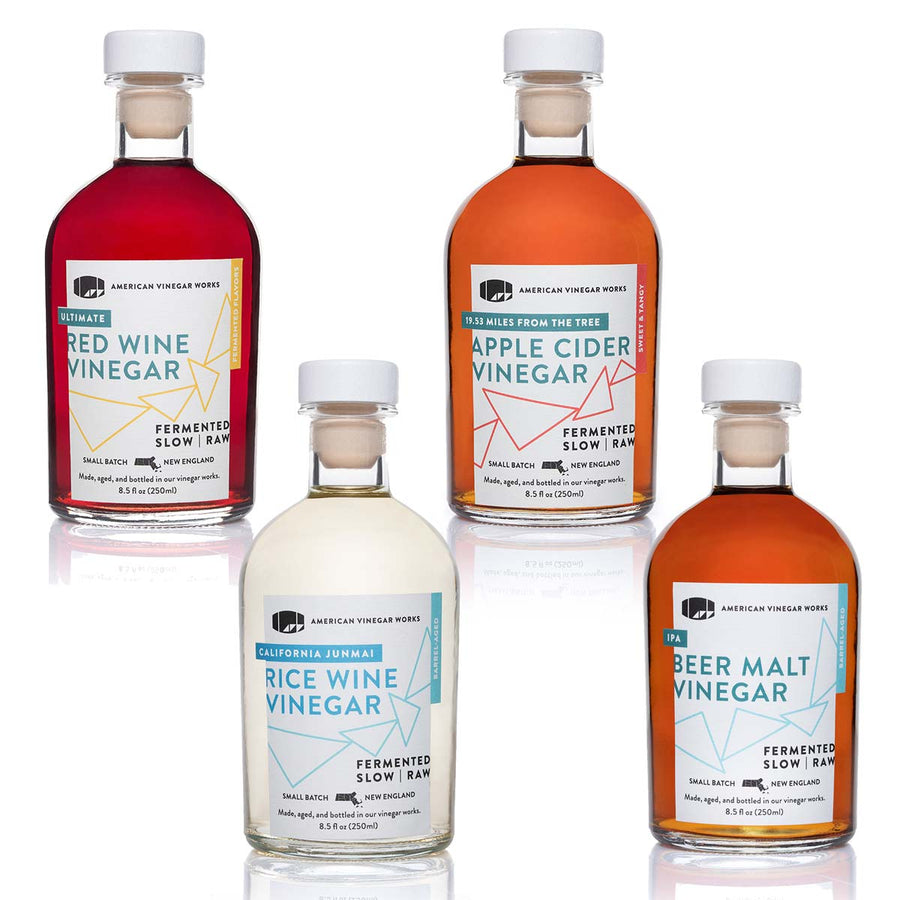 Essential Kitchen Vinegars Four Pack – American Vinegar Works